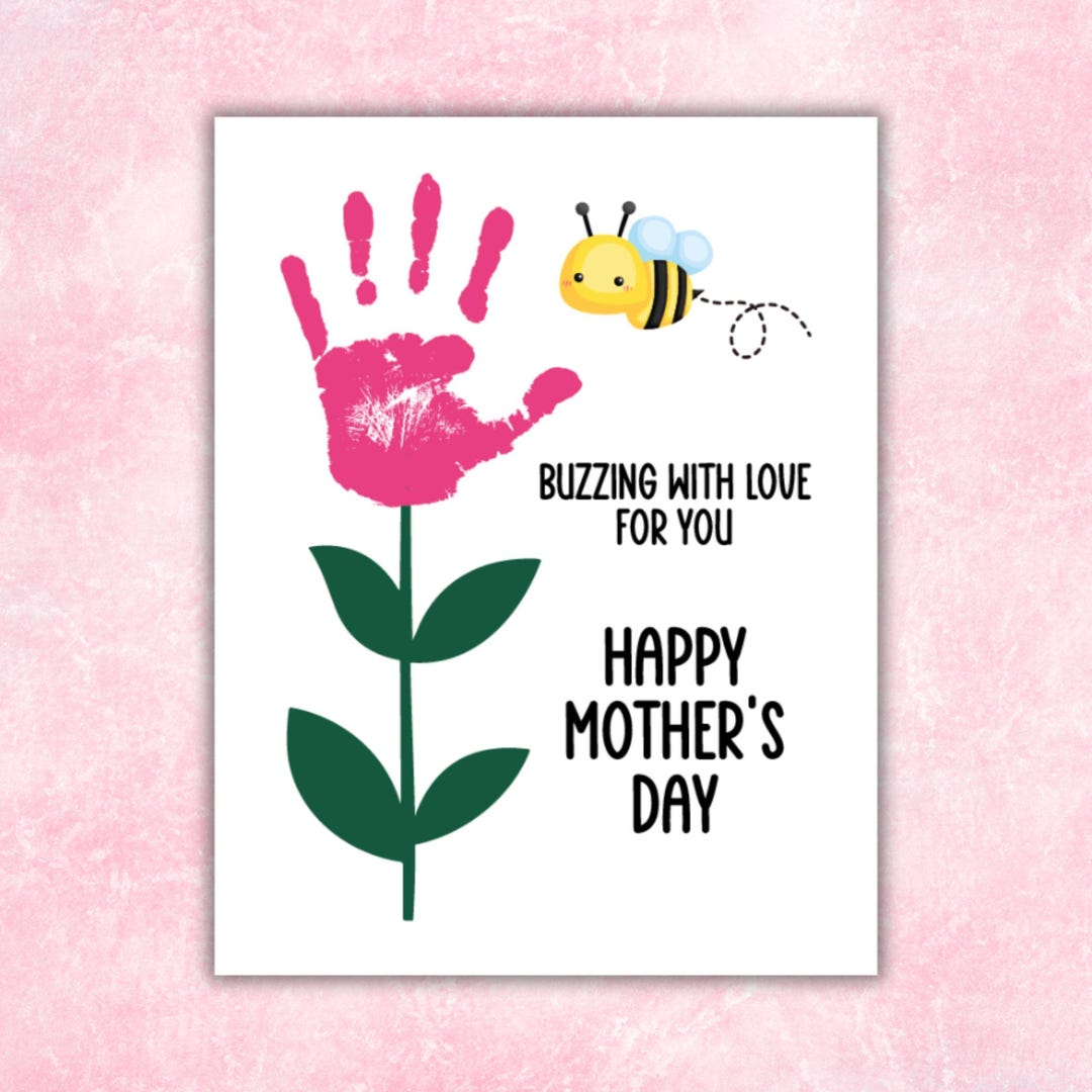 Mother's Day Handprint Craft, Sunday School, Children's Church, Bible ...