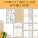 Father's Day Cards to Color, Father's Day Bible Verse Cards, Sunday ...