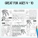 Palm Sunday Activity Sheet, Children's Church Activity, Bible Activity ...