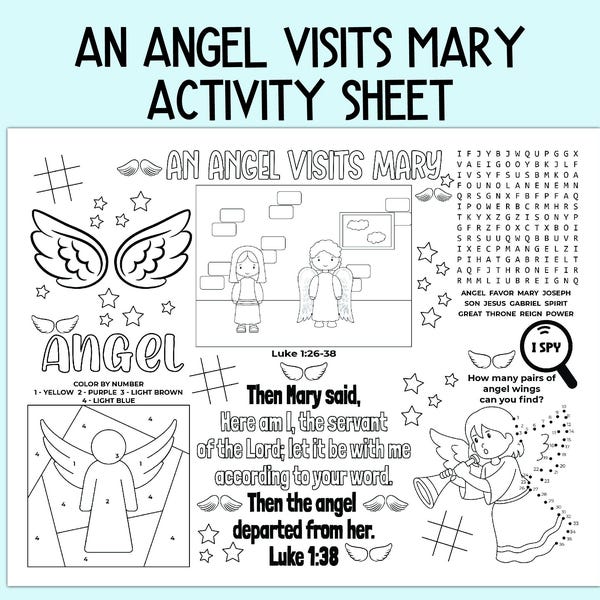 Christmas Angel Placemats - Etsy