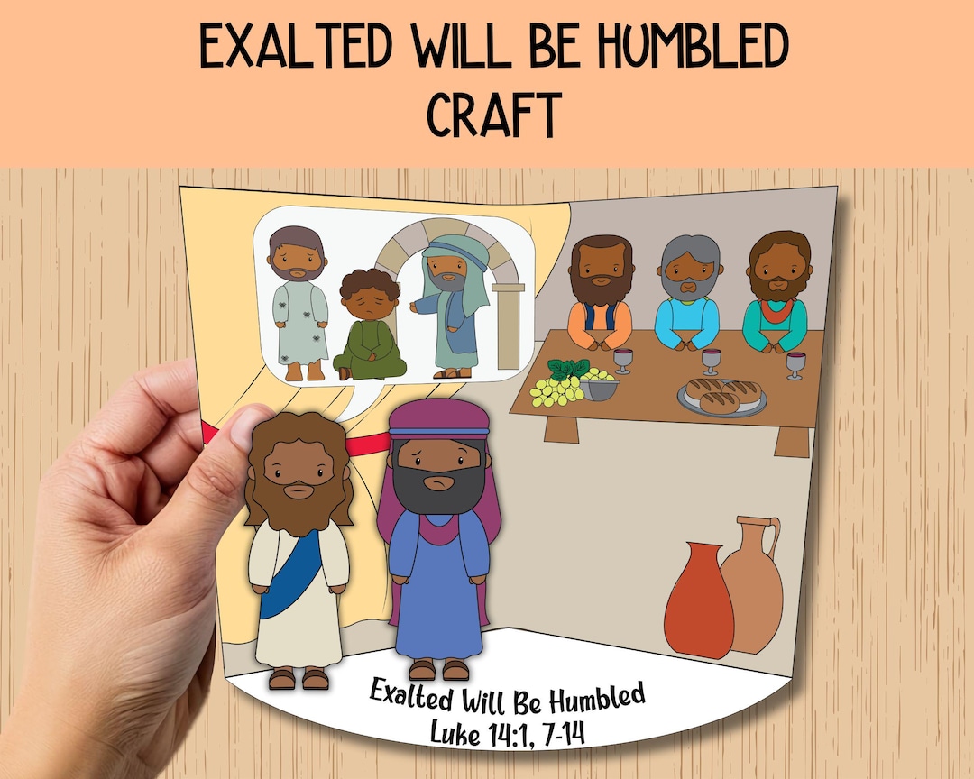 Exalted Will Be Humbled 3D Craft, Parable of the Wedding Feast, Sunday ...