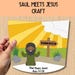 Saul Meets Jesus 3D Craft, Saul on the Road to Damascus Craft, Sunday ...