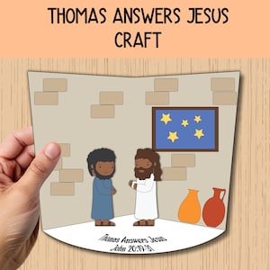 Sunday School Craft Doubting Thomas - Etsy UK