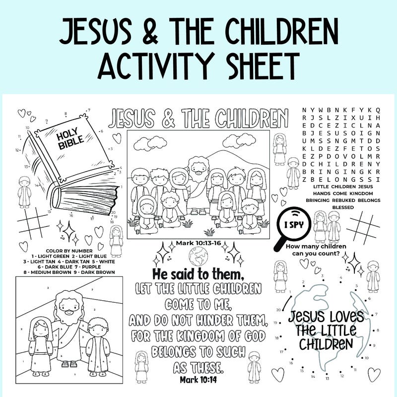 Luke 12 Coloring Page - Etsy
