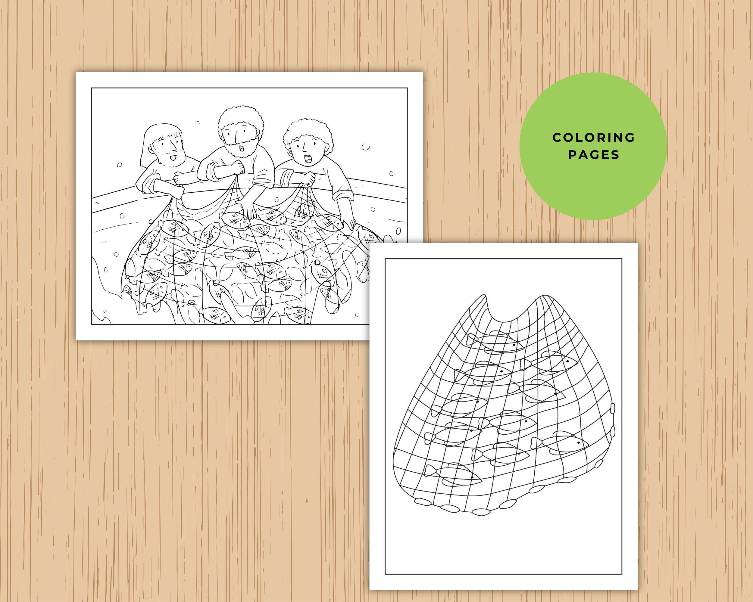 Jesus Calls His First Disciples, Sunday School Activities, Bible Class ...