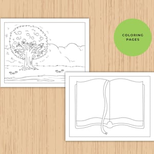 Psalm 1 Activity Pages, Delight in the Law of the Lord, Sunday School ...