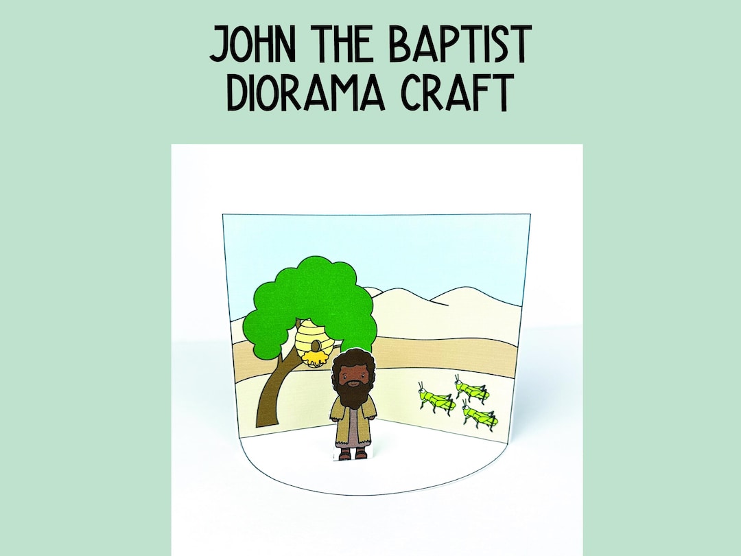 John the Baptist Craft, John the Baptist Preaching in the Wilderness ...