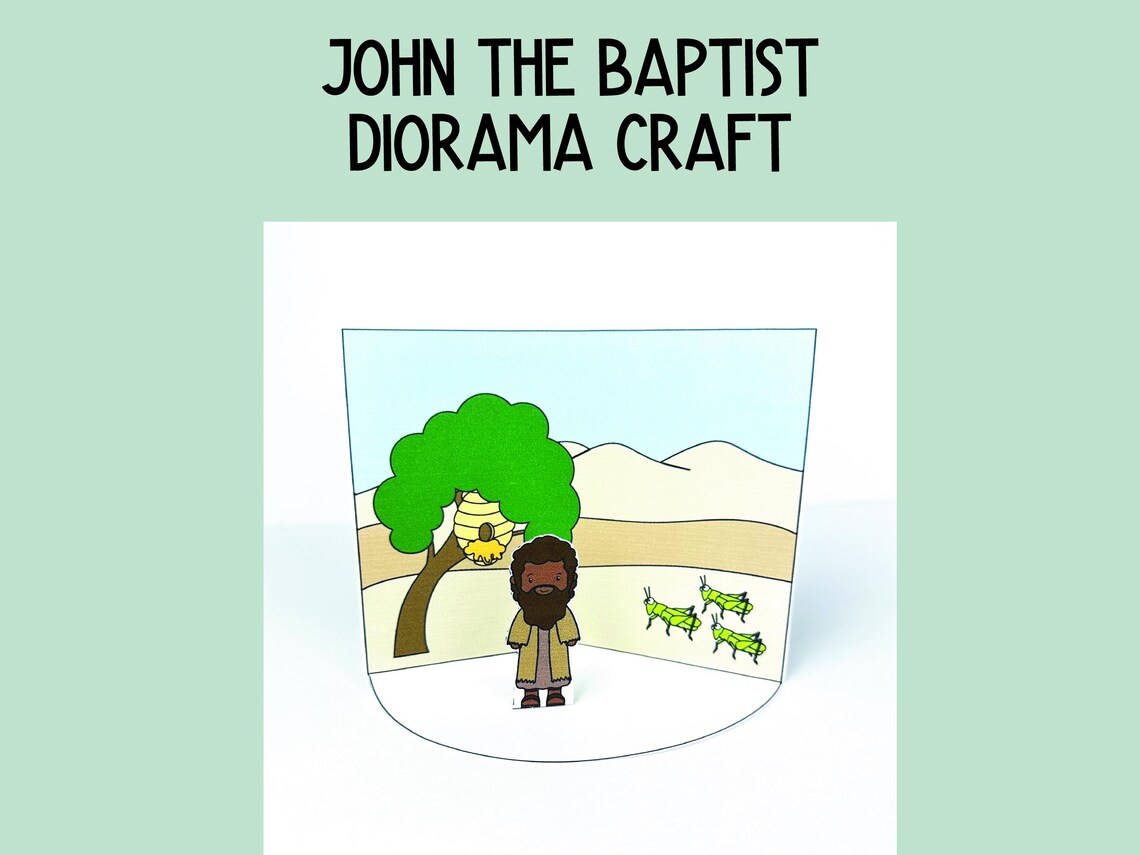 John the Baptist Craft, John the Baptist Preaching in the Wilderness ...