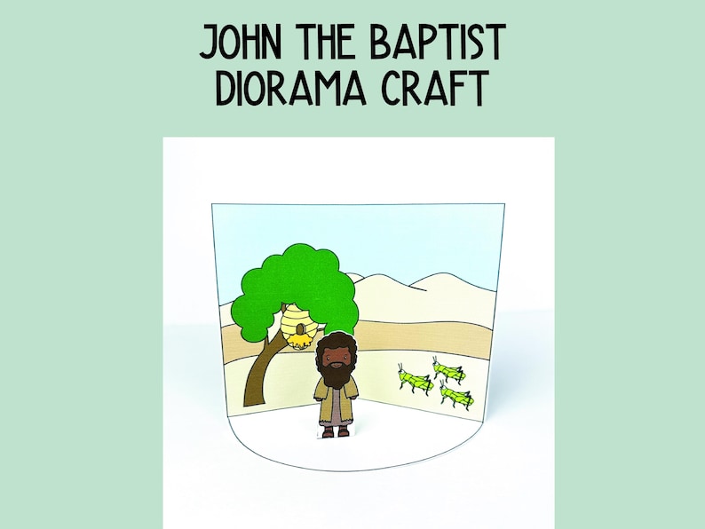 John the Baptist Craft, John the Baptist Preaching in the Wilderness ...