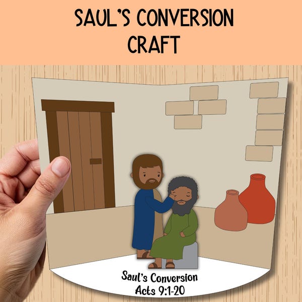 Saul to Paul Conversion Craft - Etsy