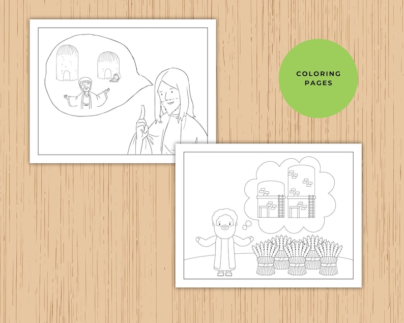 Parable of the Rich Fool Activity Pages, Sunday School Activities ...