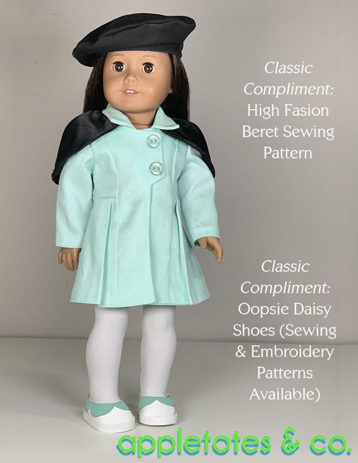 Holiday Coat 18 Inch Doll Sewing Pattern Clothes PDF Sewing | Etsy