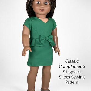 Natalie Dress Sewing Pattern for 18 Inch Doll Office Clothes PDF ...