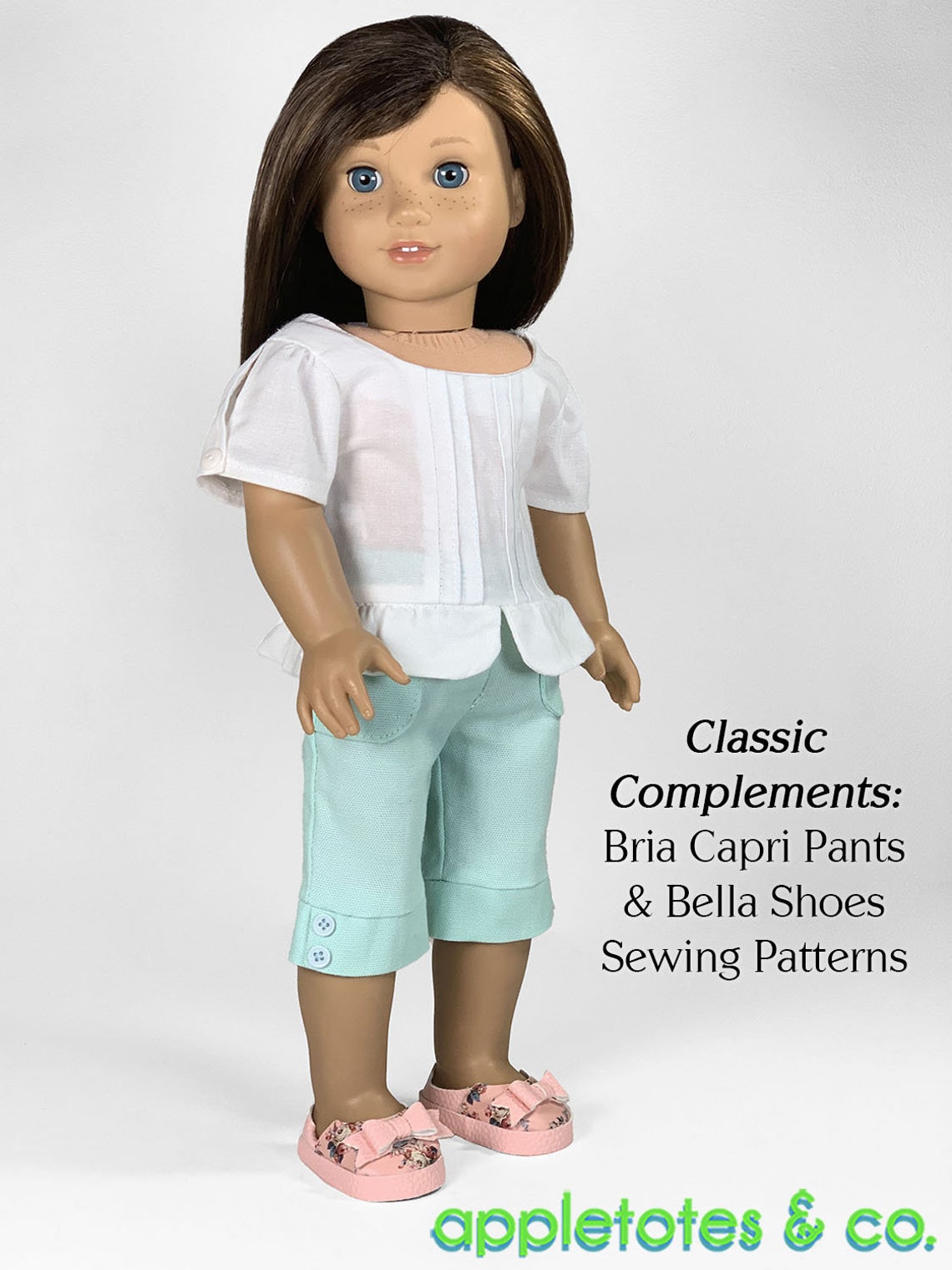 18 Inch Doll Clothes Sewing Pattern: Nadine Top and Dress (PDF Pattern ...