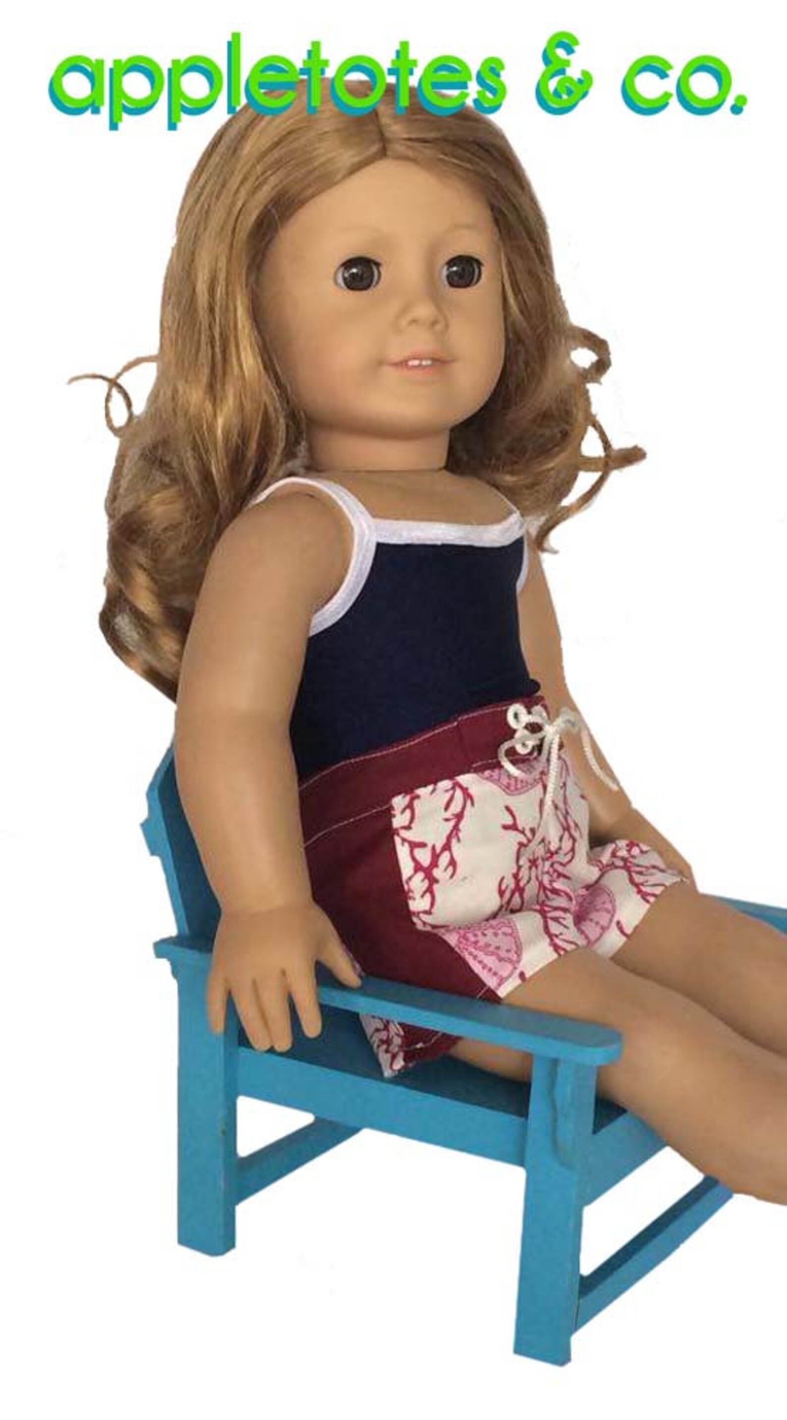 18 Inch Doll Board Shorts Sewing Pattern: Surf's up Style (PDF Pattern ...