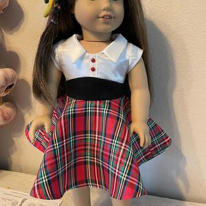 Janelle Dress Sewing Pattern for 18 Inch Dolls – Easy Beginner (PDF ...