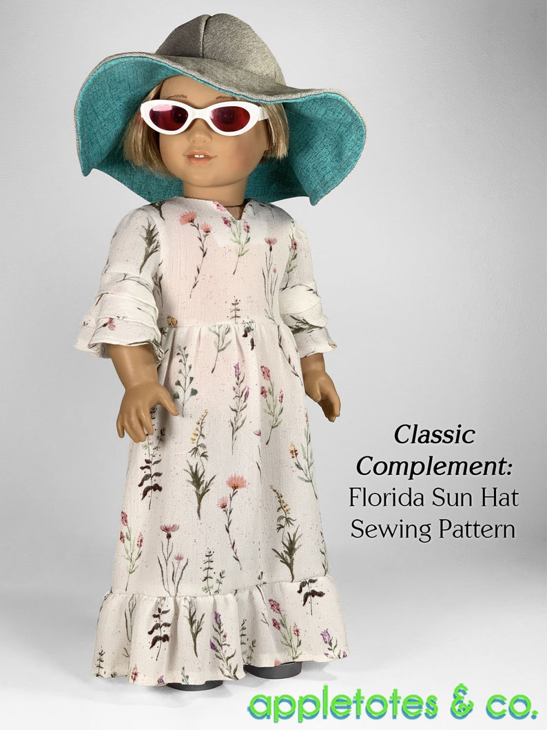 Amanda Dress Sewing Pattern for 18 Inch Dolls PDF Pattern for | Etsy