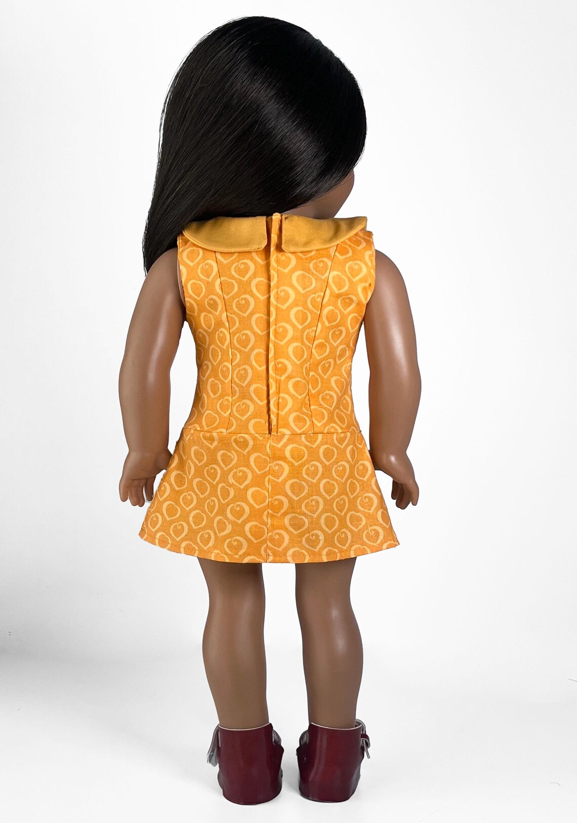 Eliza 70s Doll Dress Sewing Pattern: 4-in-1 Retro Disco Style (PDF ...