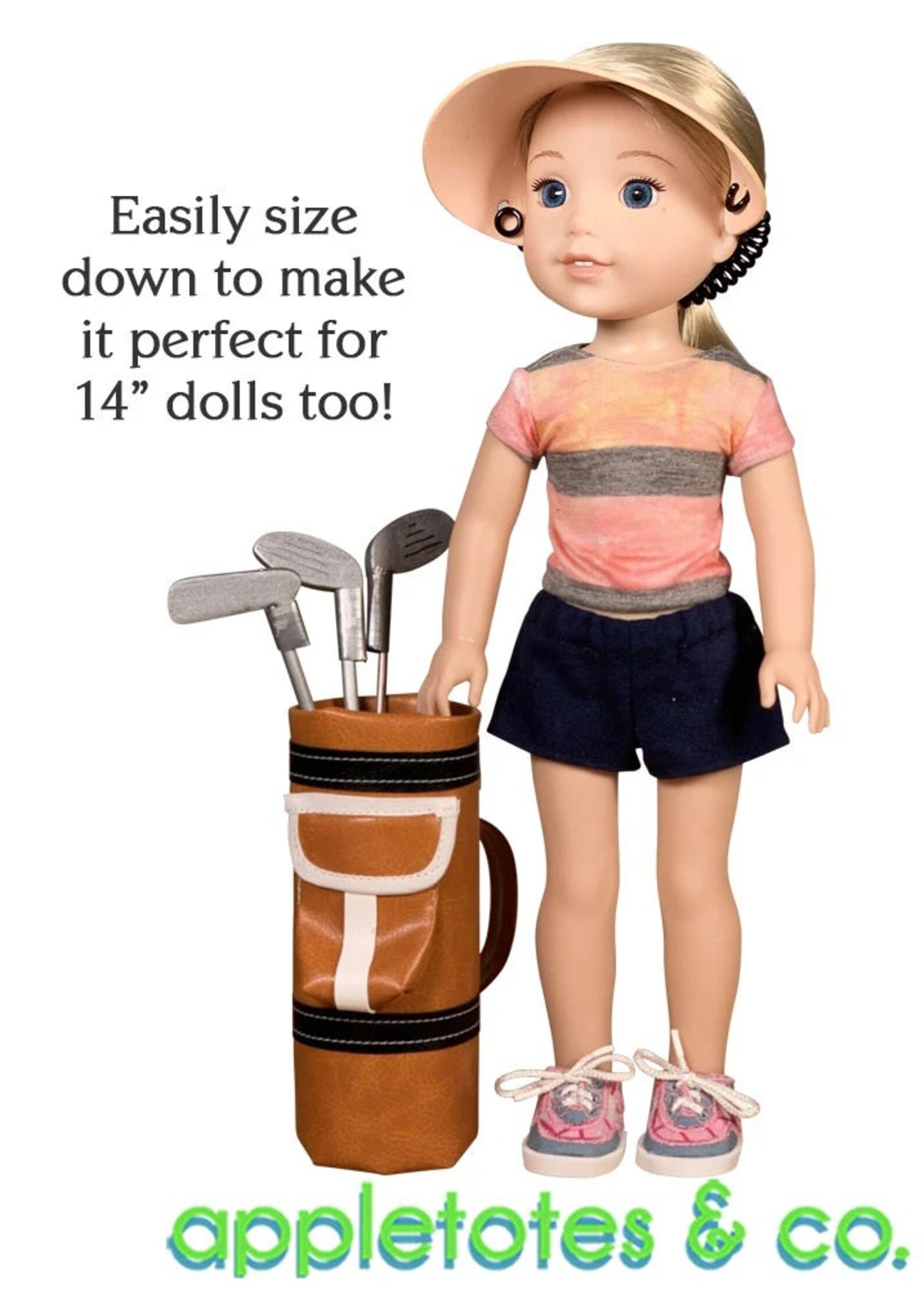 Doll Golf Bag Sewing Pattern for 18 Inch Dolls (PDF Pattern) - Etsy