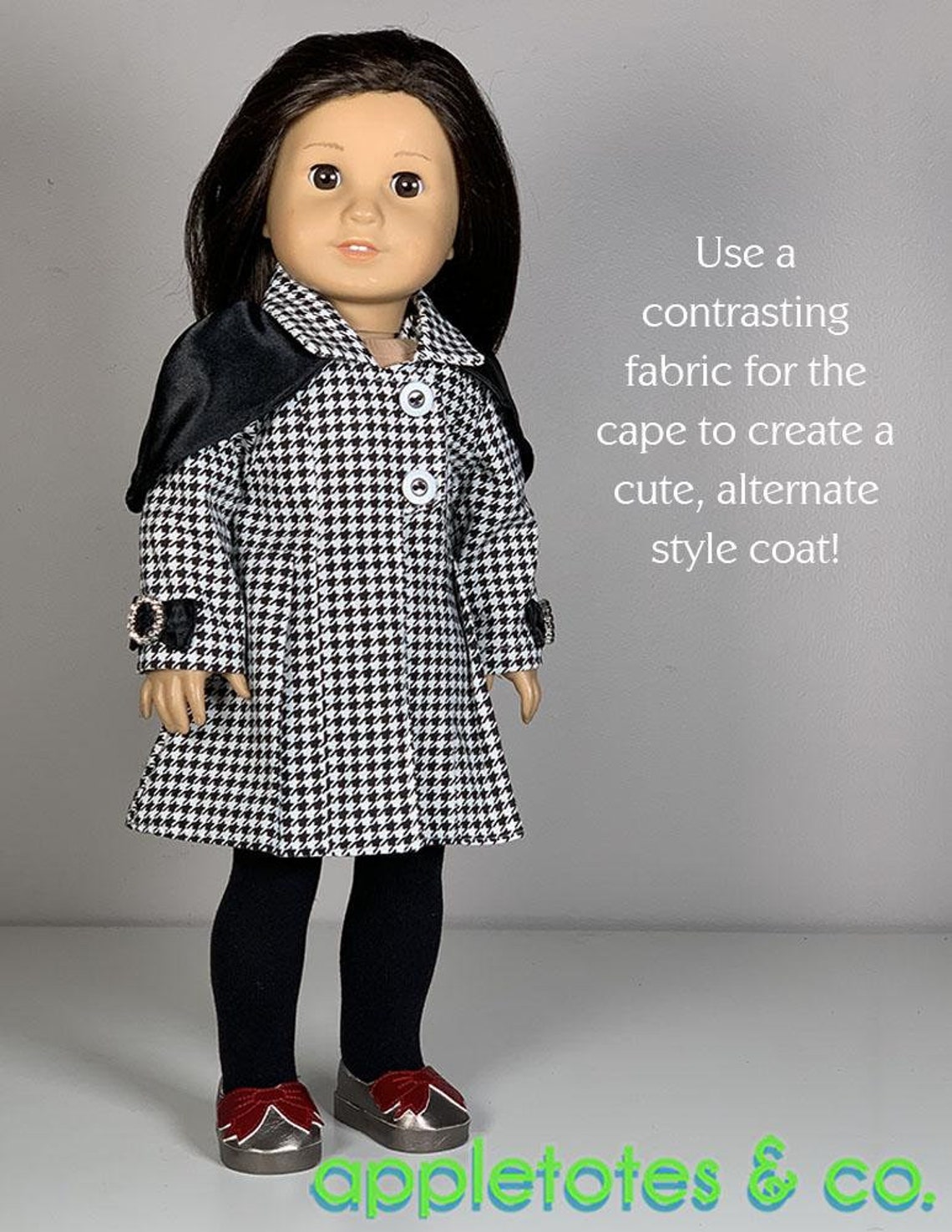 Holiday Coat 18 Inch Doll Sewing Pattern Clothes PDF Sewing | Etsy
