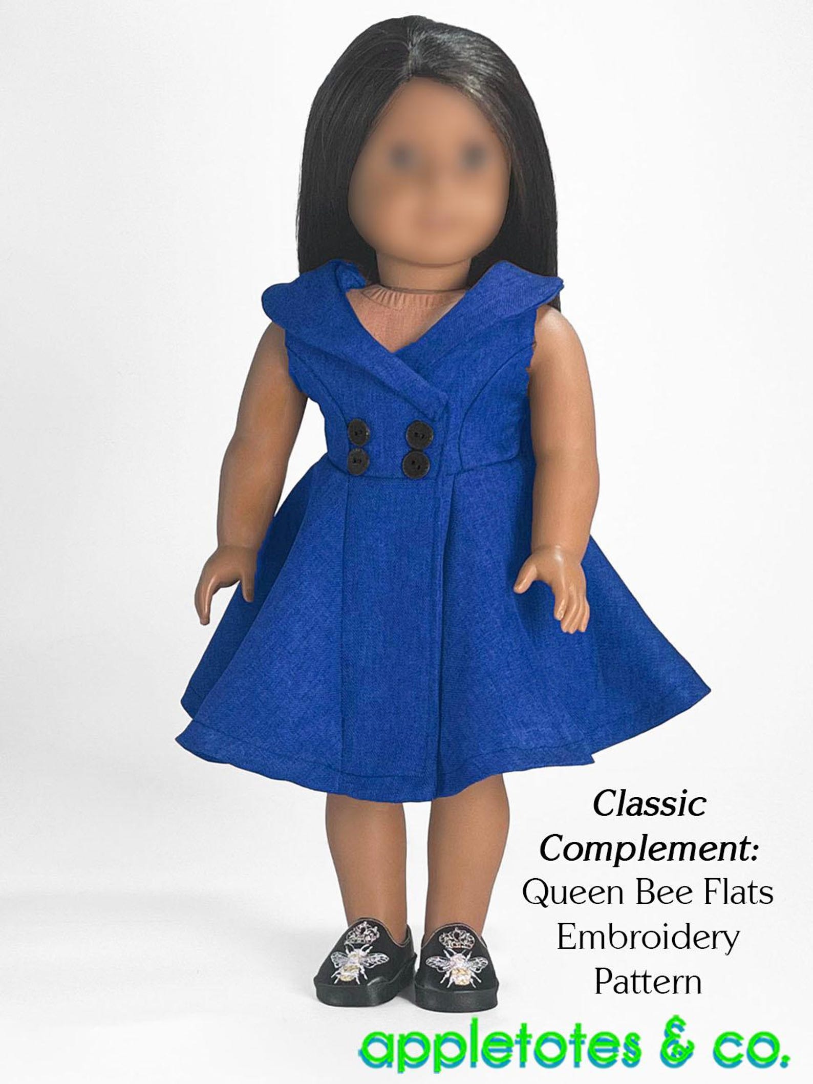 18 Inch Doll Dress Sewing Pattern: Carmela Design + FREE Bonus (PDF ...