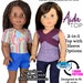 Aida Top Sewing Pattern Sized for 18 Doll Sewing PDF Pattern Appletotes ...