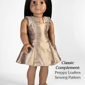 Letizia Dress Sewing Pattern for 18 Inch Dolls (PDF Pattern) - Etsy