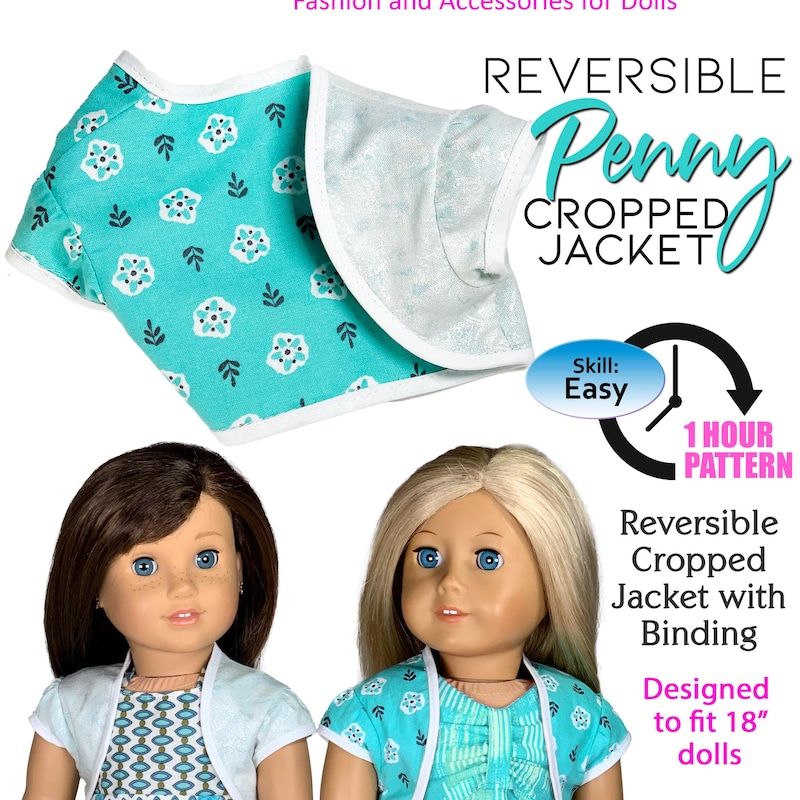 Doll Jacket Pattern - Etsy