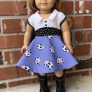 Janelle Dress Sewing Pattern for 18 Inch Dolls – Easy Beginner (PDF ...