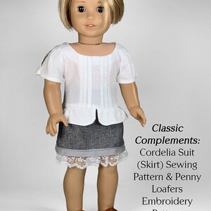 18 Inch Doll Clothes Sewing Pattern: Nadine Top and Dress (PDF Pattern ...