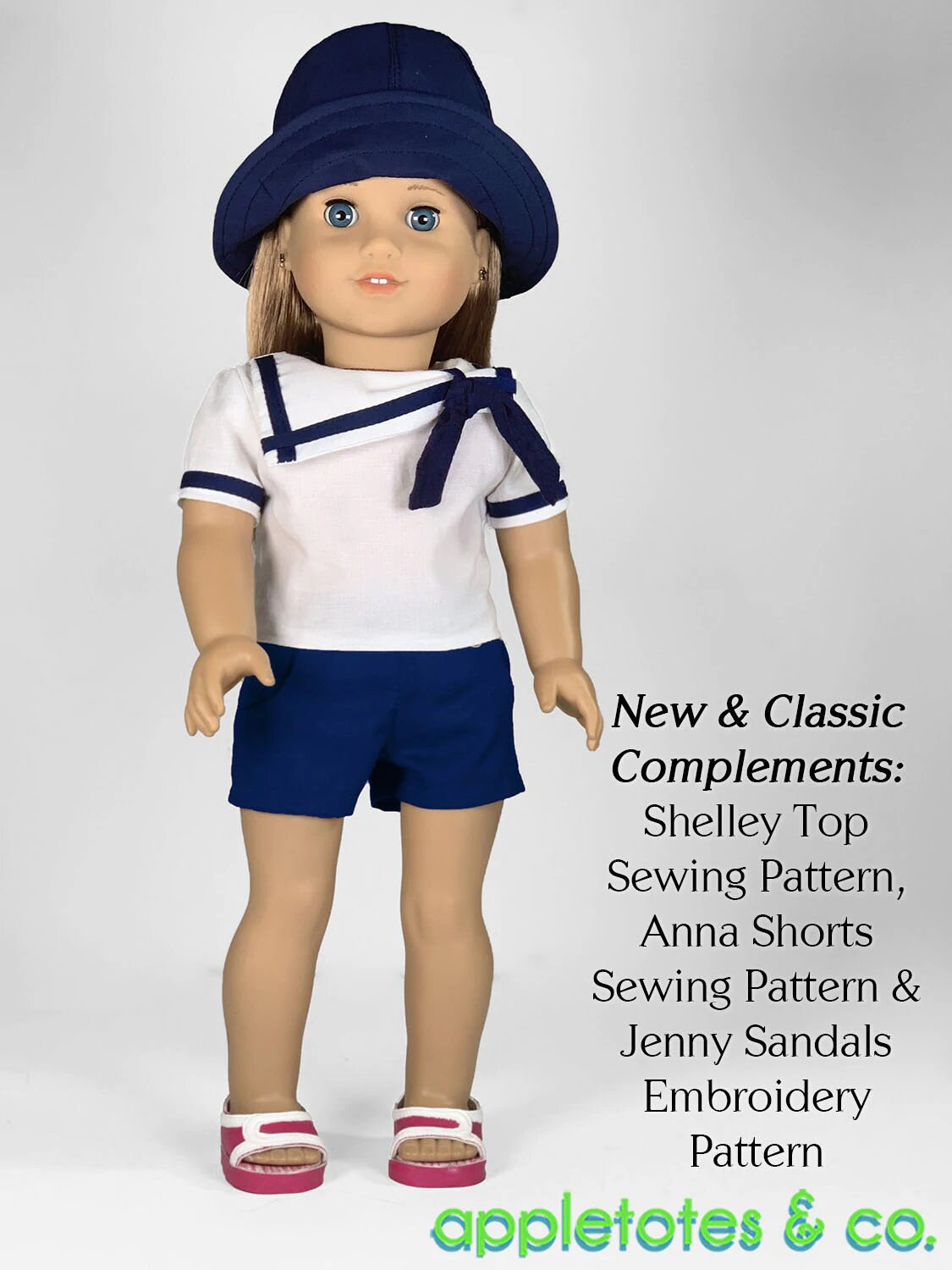 Sailor Hat PDF Sewing Pattern: Fits 18" Dolls - Etsy