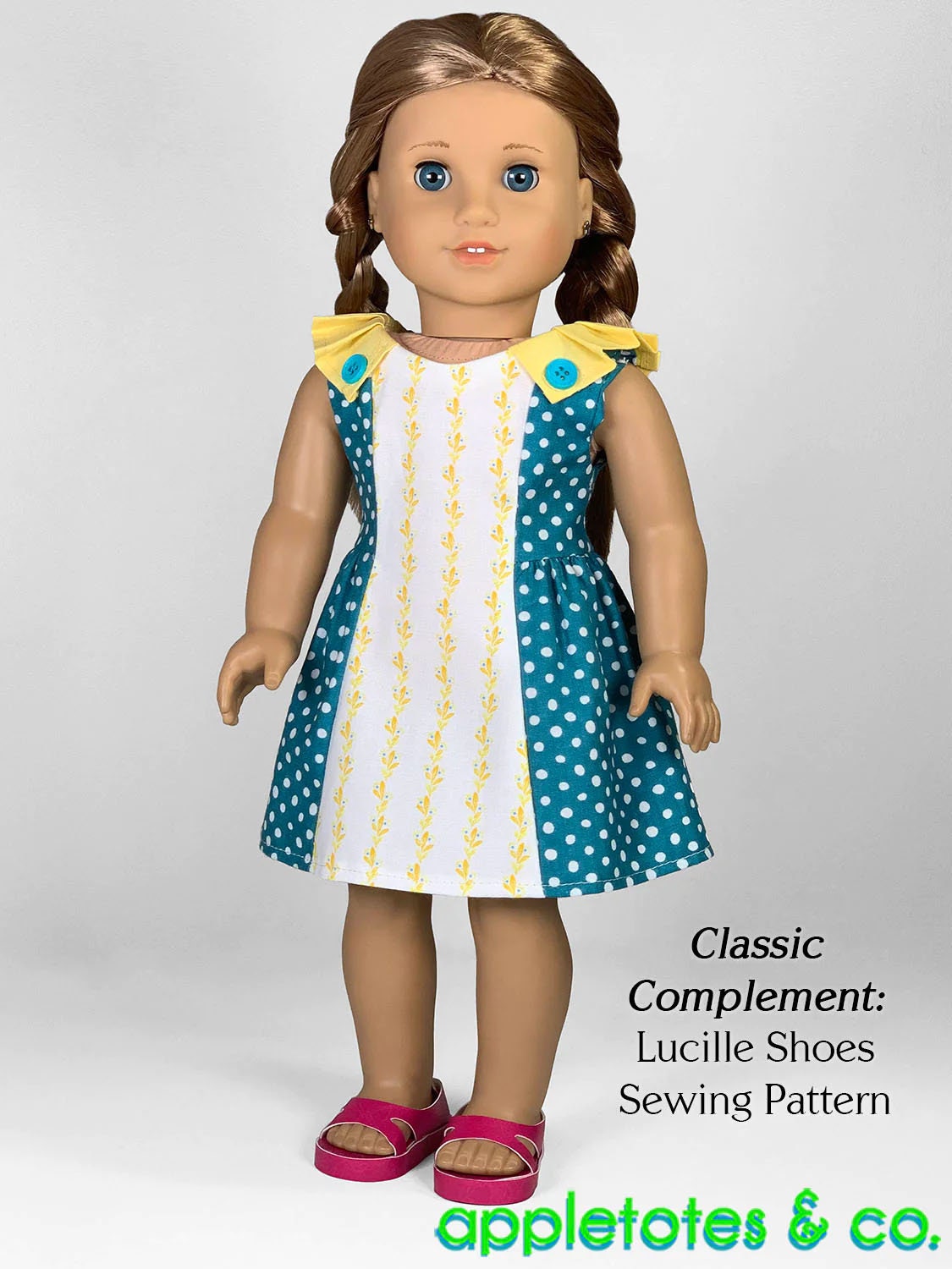 Pleated Doll Dress PDF Sewing Pattern for 18" Dolls - Etsy