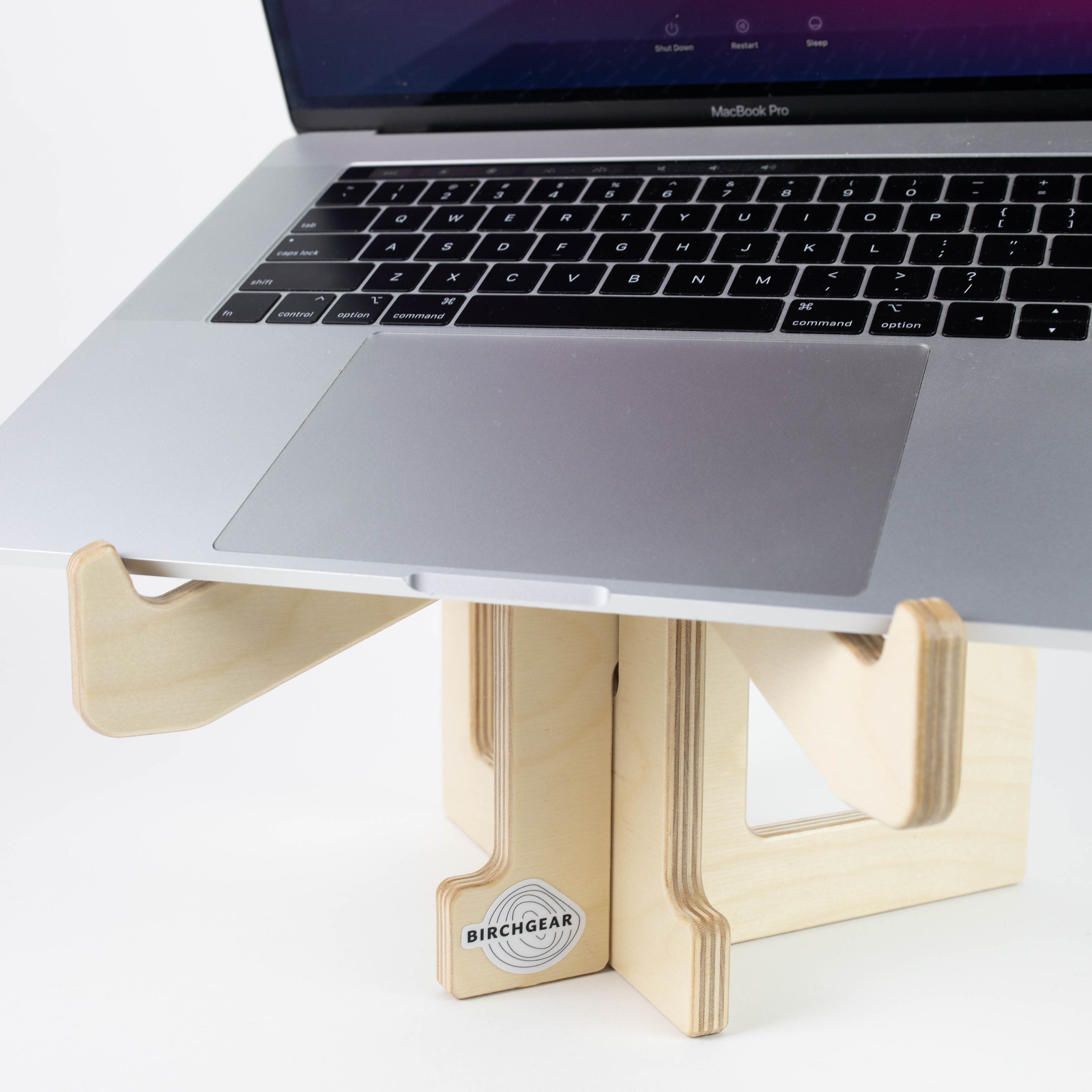 Laptop Stand: Ergonomic Birch Plywood for Macbooks - Etsy