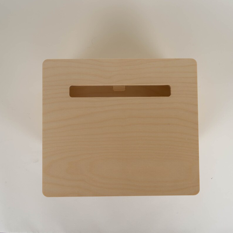 Laptop Shelf, Ergonomic Wood Laptop Stand With Storage, Birch Plywood ...