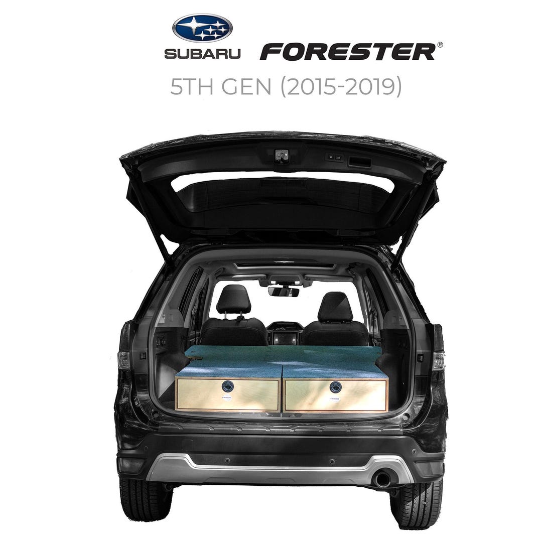 Subaru 5th Generation Forester Camping System | Camping Drawers, Add-on ...