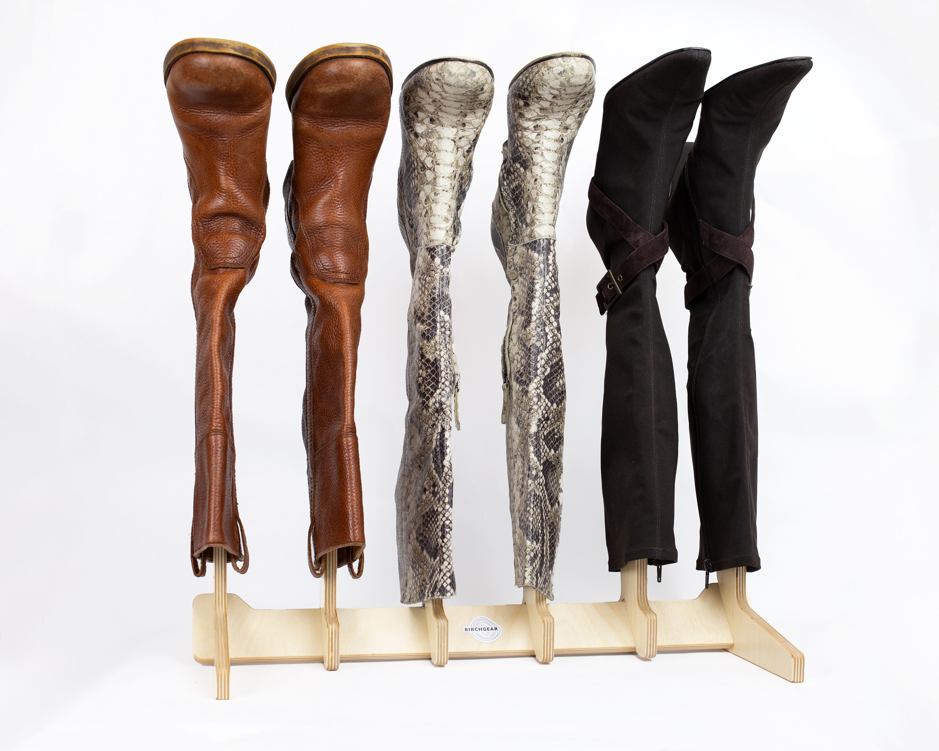 Boot Rack for Tall Boots, Plywood Boot Storage Solution. - Etsy