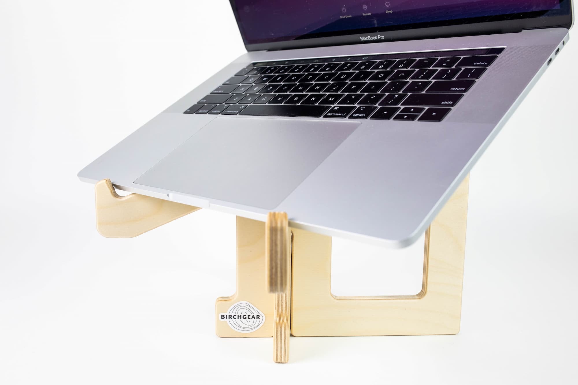 Laptop Stand: Ergonomic Birch Plywood for Macbooks - Etsy