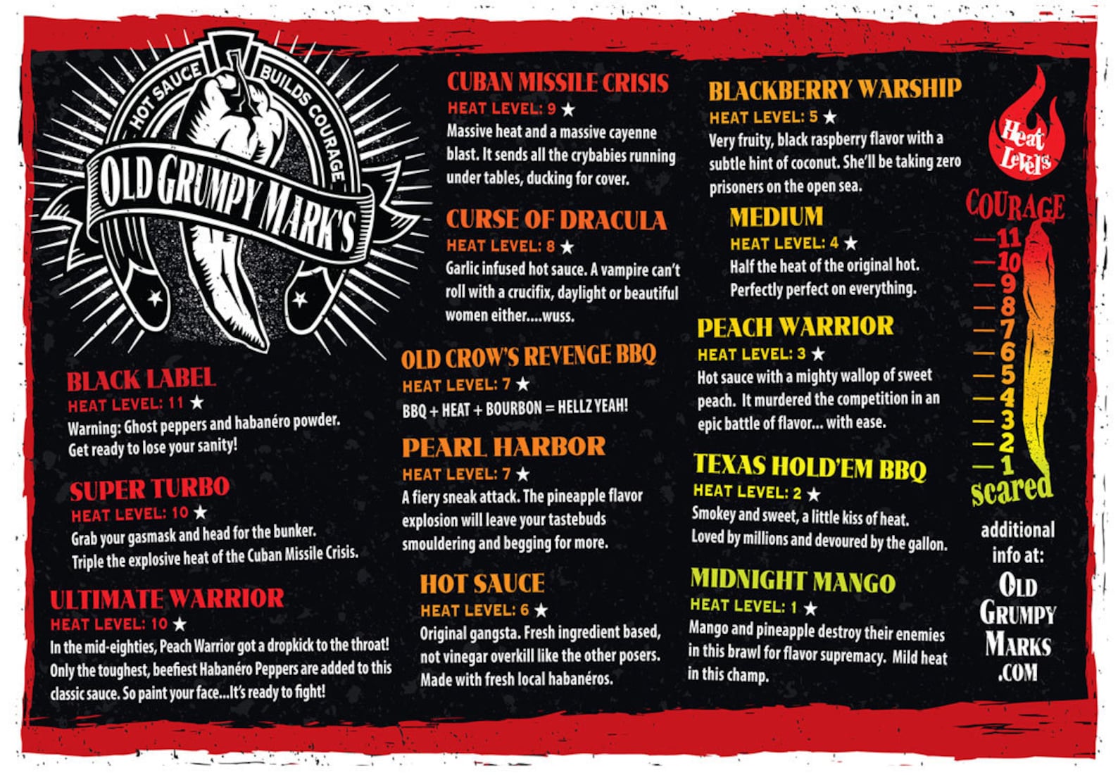 Old Grumpy Marks, Hot Sauce, 5 Ounce Bottle - Etsy