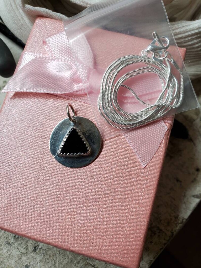 AA Celebrate Sobriety Pendant With Sterling Silver Chain | Etsy
