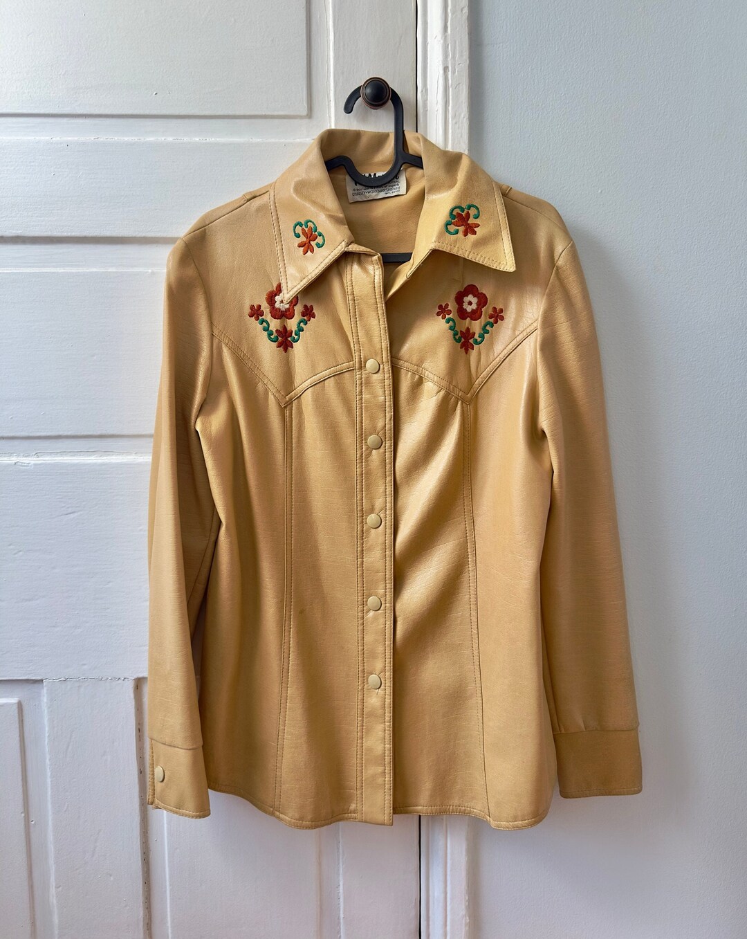 1970s Western Embroidered Jacket - Etsy