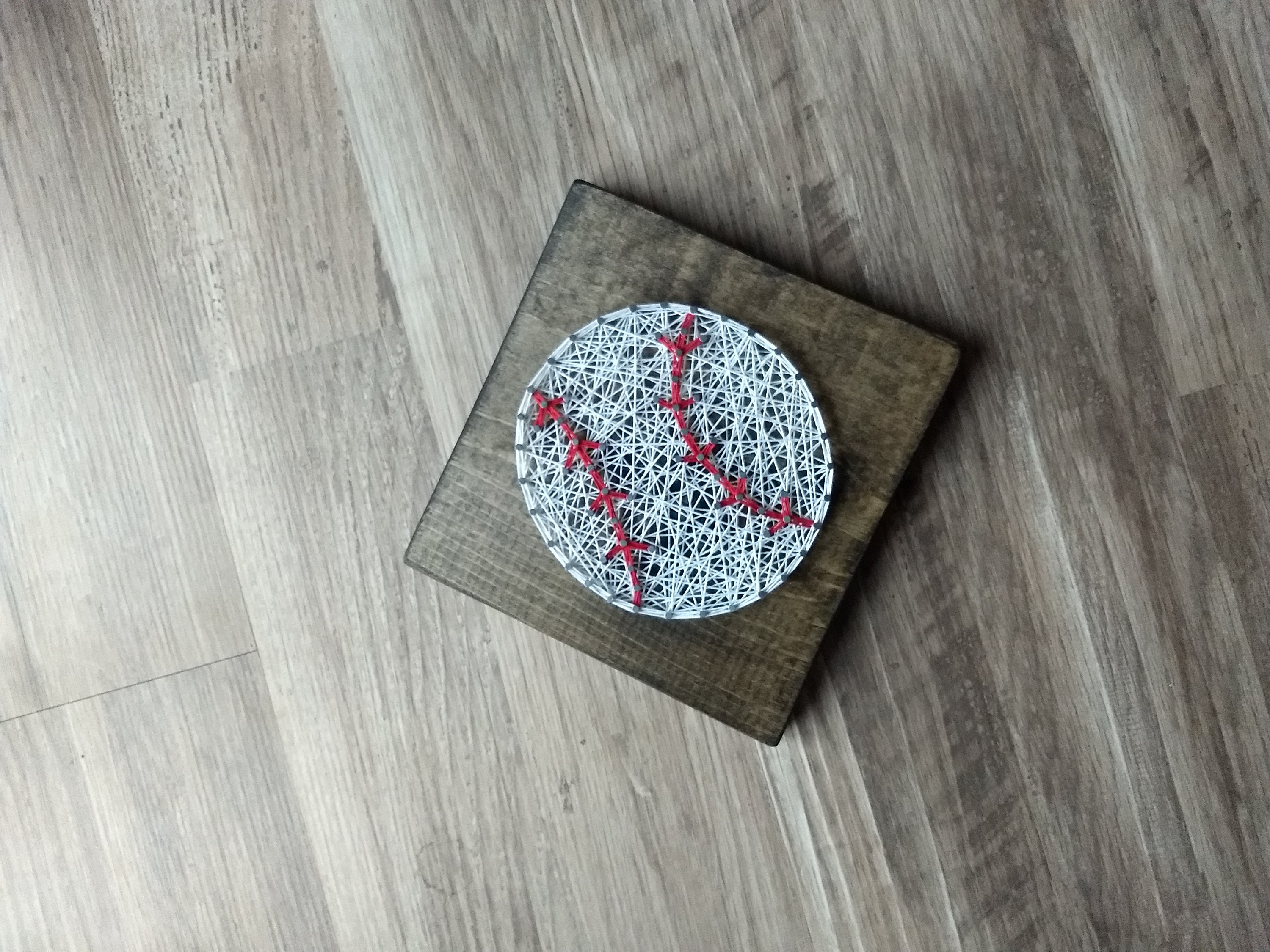 Baseball String Art Diy String Art Kids Diy Craft Baseball - Etsy Australia