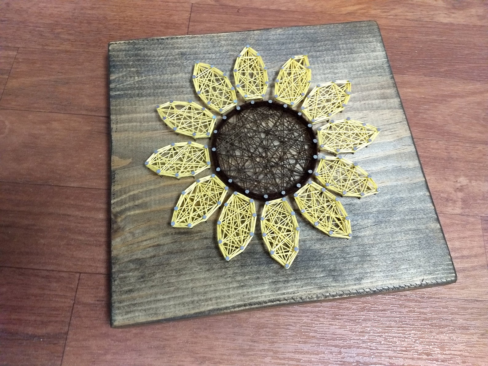 Sunflower String Art Pattern, String Art Pattern, String Art, String ...
