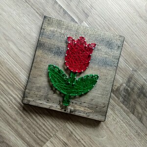 DIY String Art Kit, Kid String Art Kit, Mini String Art Kit, Flower ...