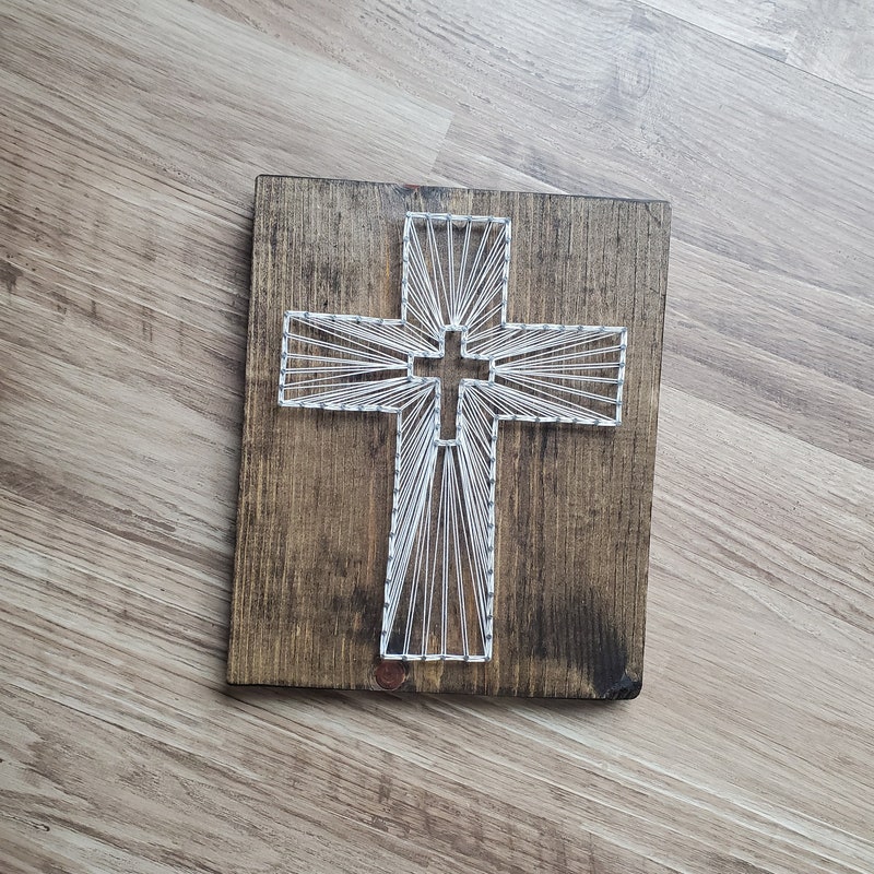Cross String Art - Etsy