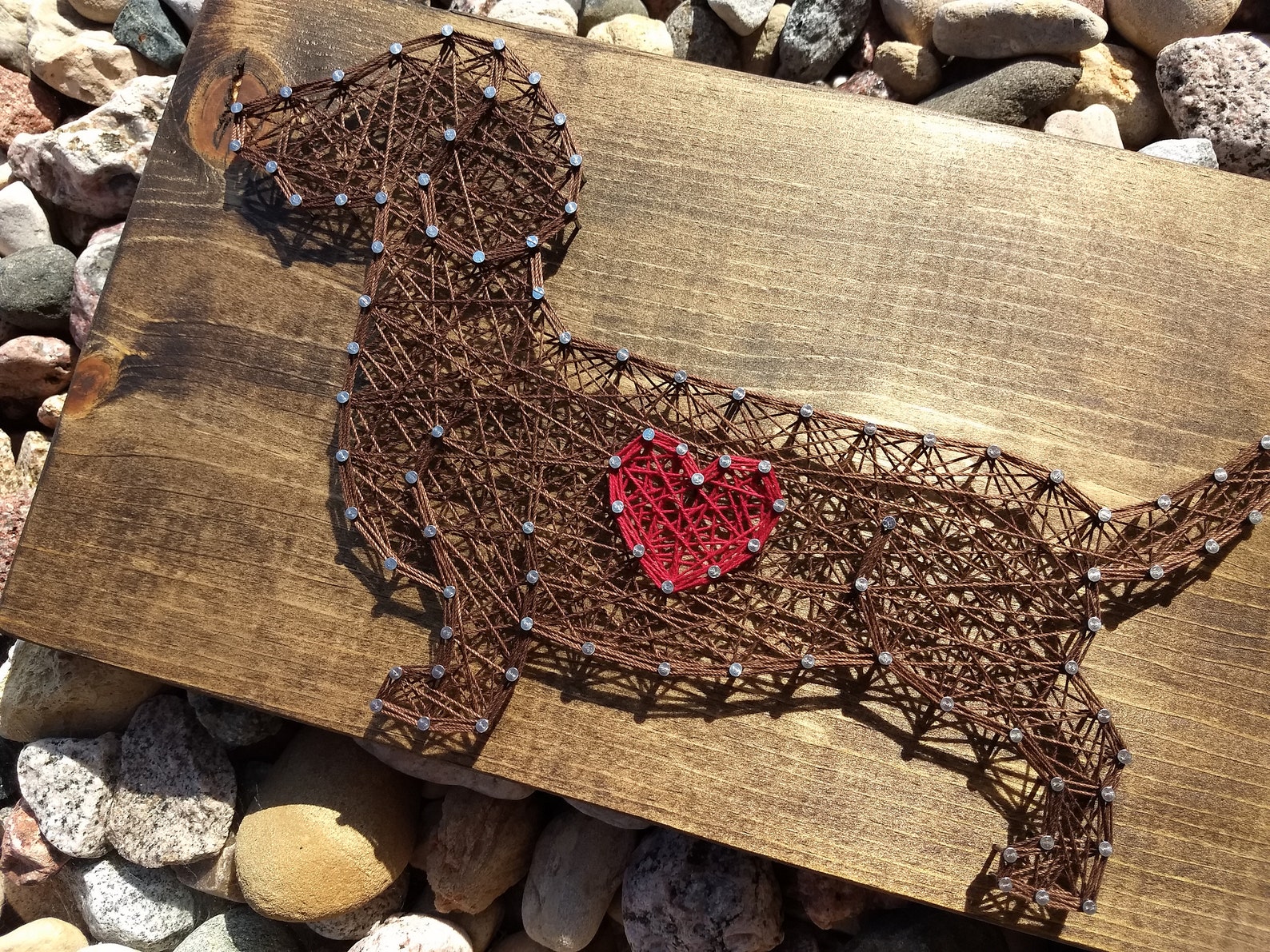 Dachshund String Art Dog String Art Wiener Dog String Art - Etsy