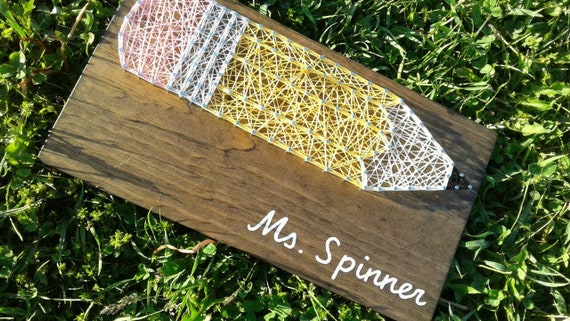 Teacher String Art Teacher Gift Gift for Teacher String Art | Etsy