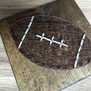 Football String Art, Diy Football String Art, Kids Diy String Art, Kids ...