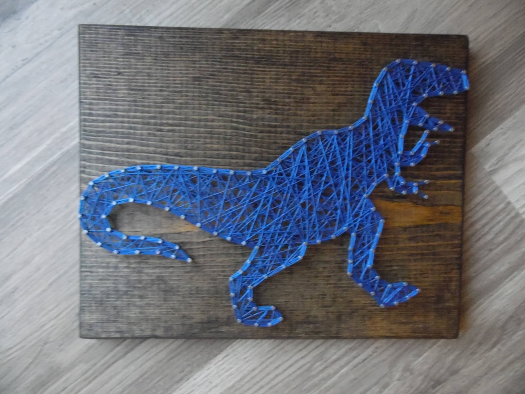 Dinosaur String Art, Trex String Art, Boys String Art, Tyrannosaurus ...