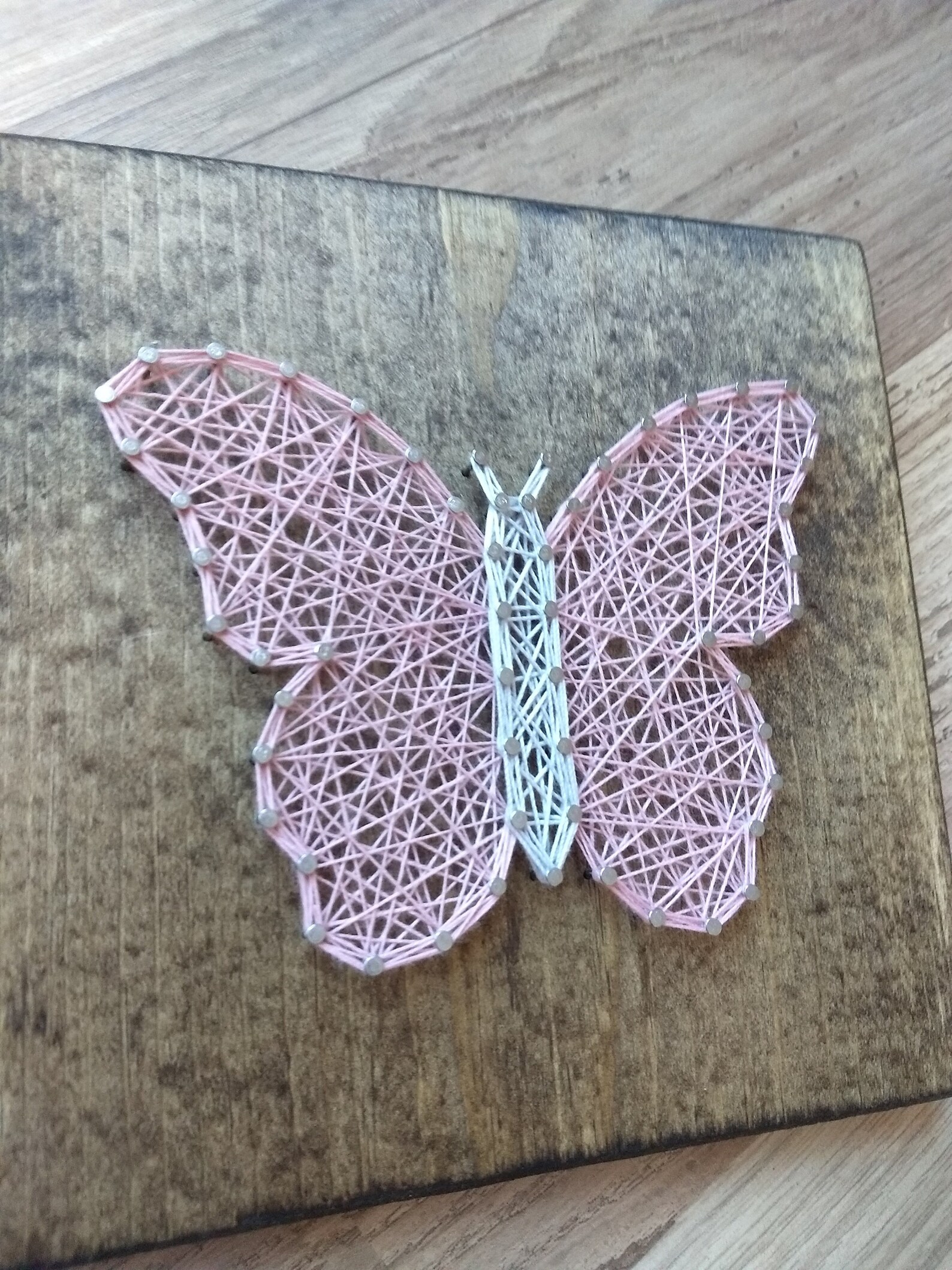 Butterfly string art kids diy string art kids diy craft | Etsy