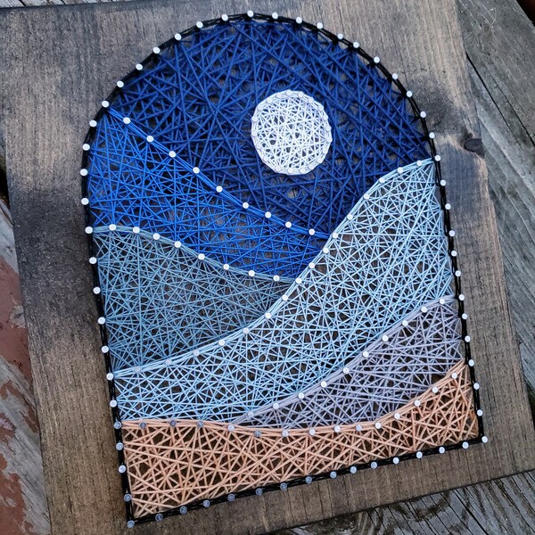 Mountain String Art - Etsy